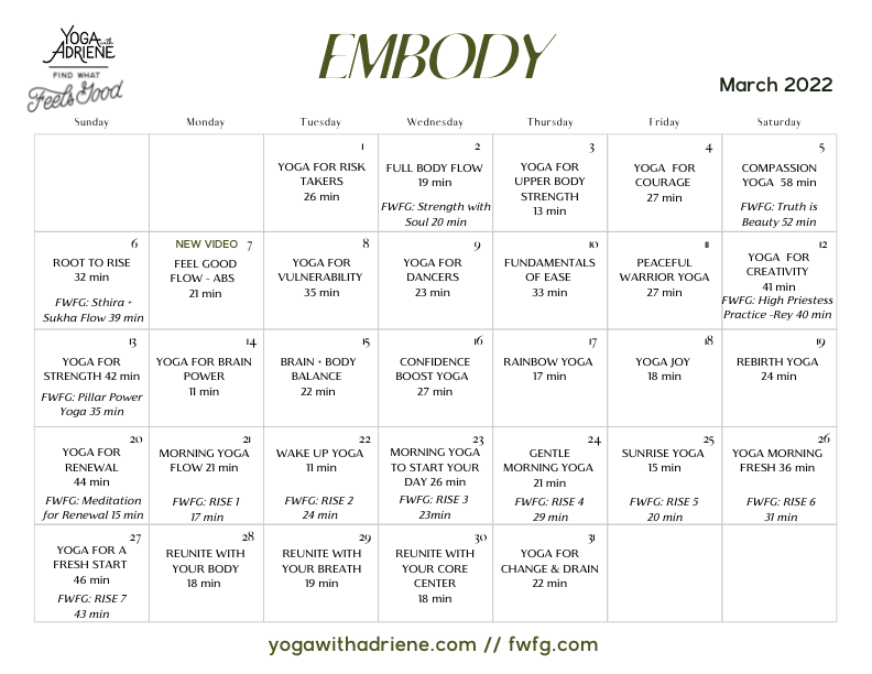 MARCH-2022-YOGA-CALENDAR-FWFG-Version-792-×-612-px | Yoga With Adriene